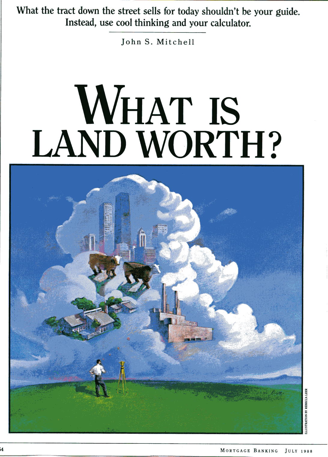 John S. Mitchell / What Is Land Worth? -- 1988